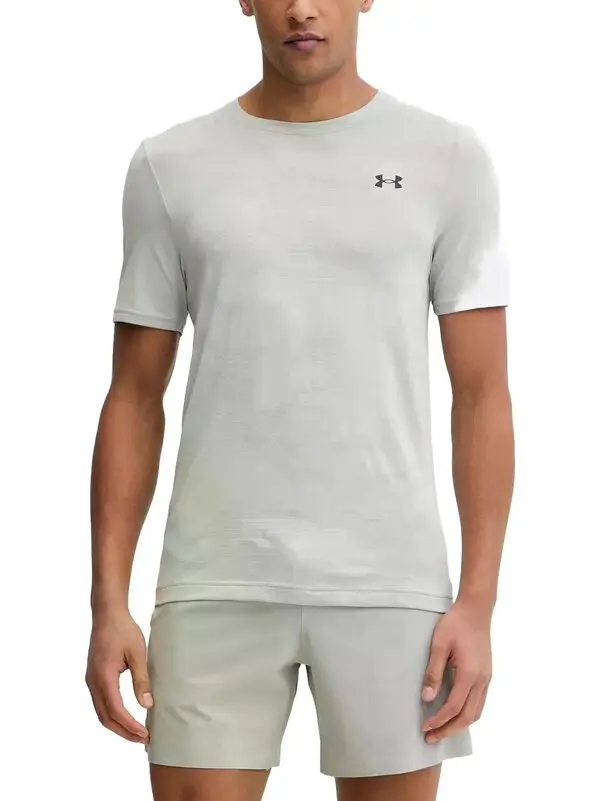 Under Armour Vanish Elite Logo-print Short-sleeve Performance T-shirt - Grey