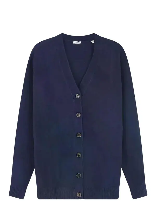 Aspesi V-neck Cardigan - Blue