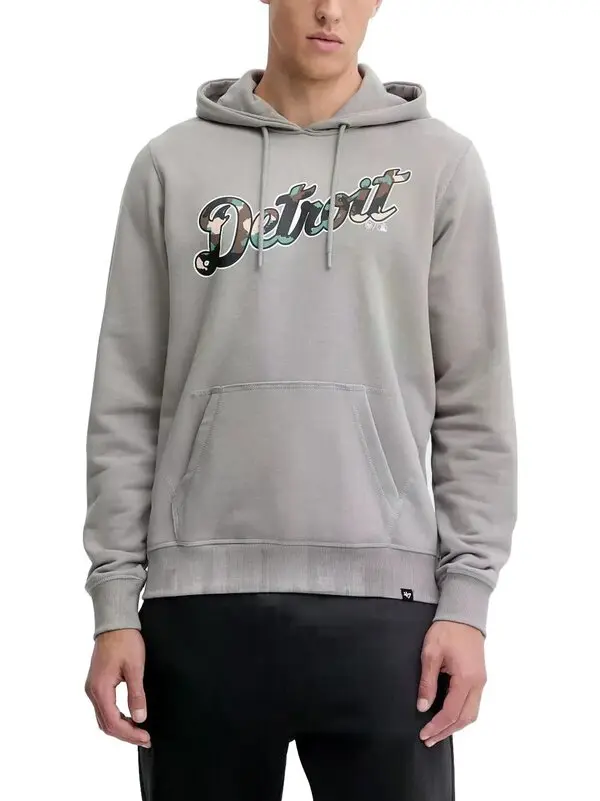 '47 47 Mlb Detroit Tigers Pouch-pocket Hoodie - Grey