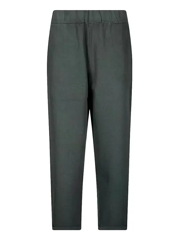 Labo.art Paride Cuffed Cotton Trousers - Green
