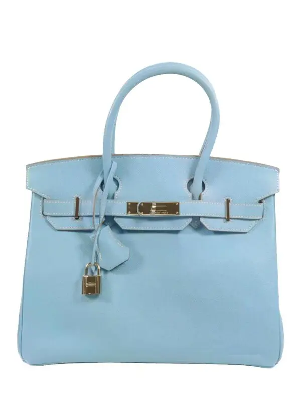 Hermès 30 Birkin Handbag - Blue