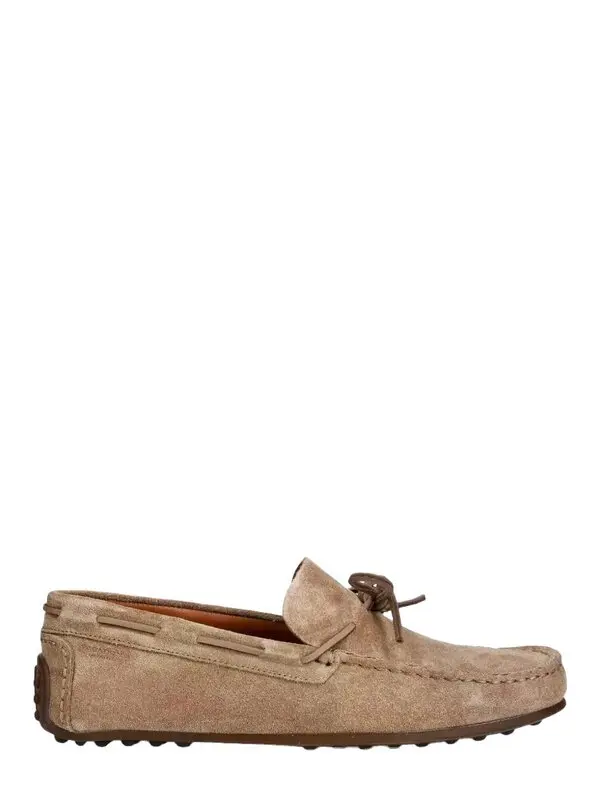 VAGABOND SHOEMAKERS Larissa Suede Loafers With Bow Detailing - Neutrals