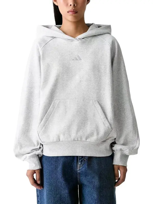 Adidas Small Logo Hoodie - Grey