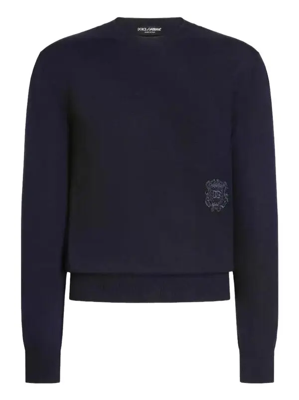Dolce & Gabbana Virgin Wool Pullover - Blue