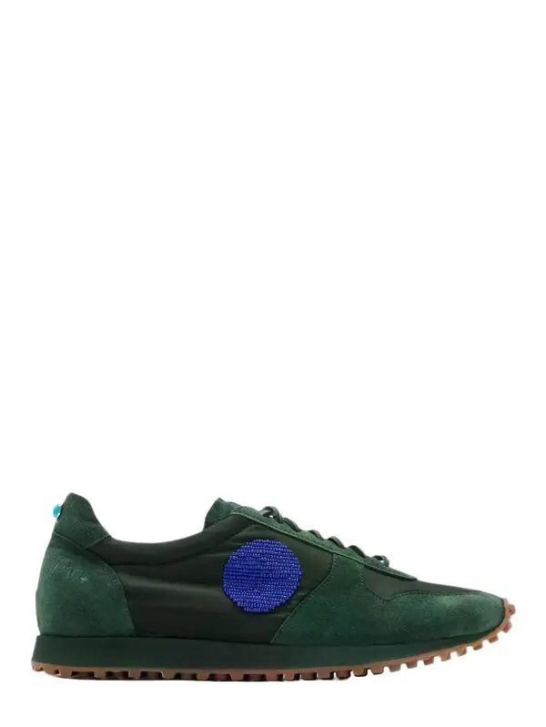 BLU SCARPA Suede Sneakers - Green