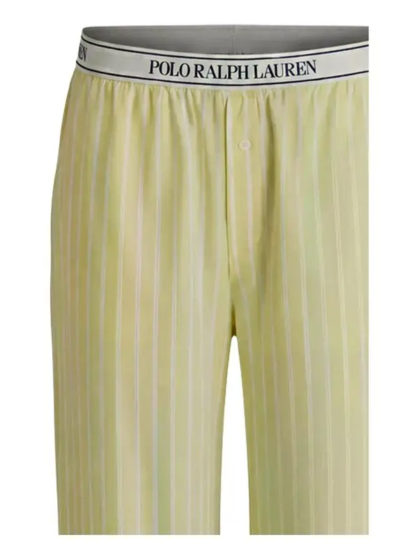 Polo Ralph Lauren Striped Pajama Trousers - Yellow