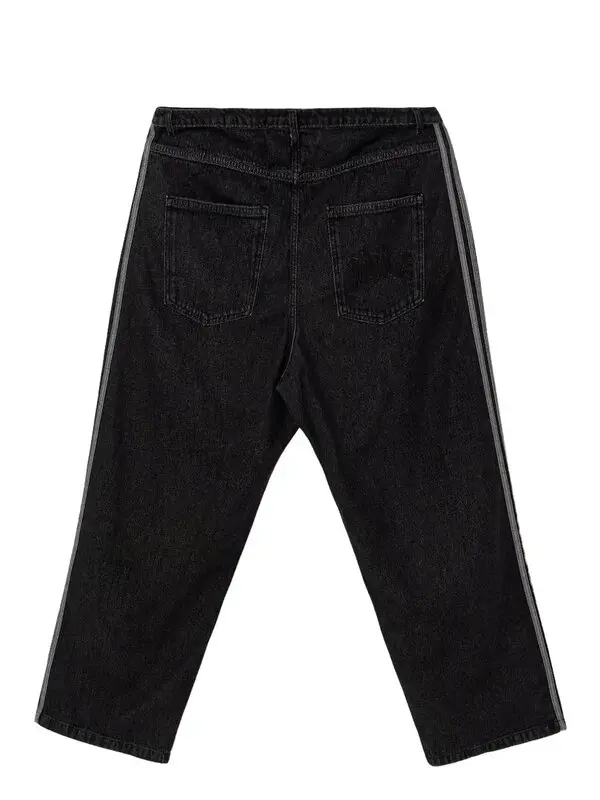 Adidas Side Stripe Jeans - Black