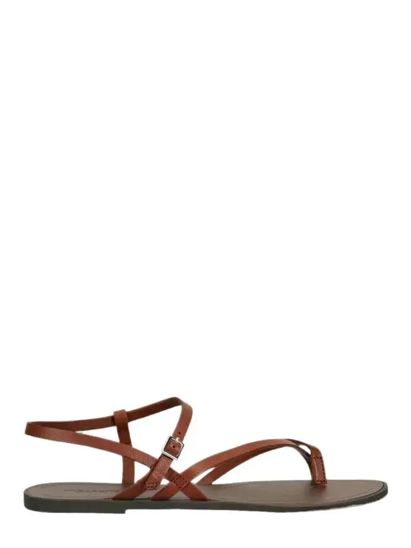 VAGABOND SHOEMAKERS Tia 2.0 Buckled Multi-strap Flat Sandals - Brown