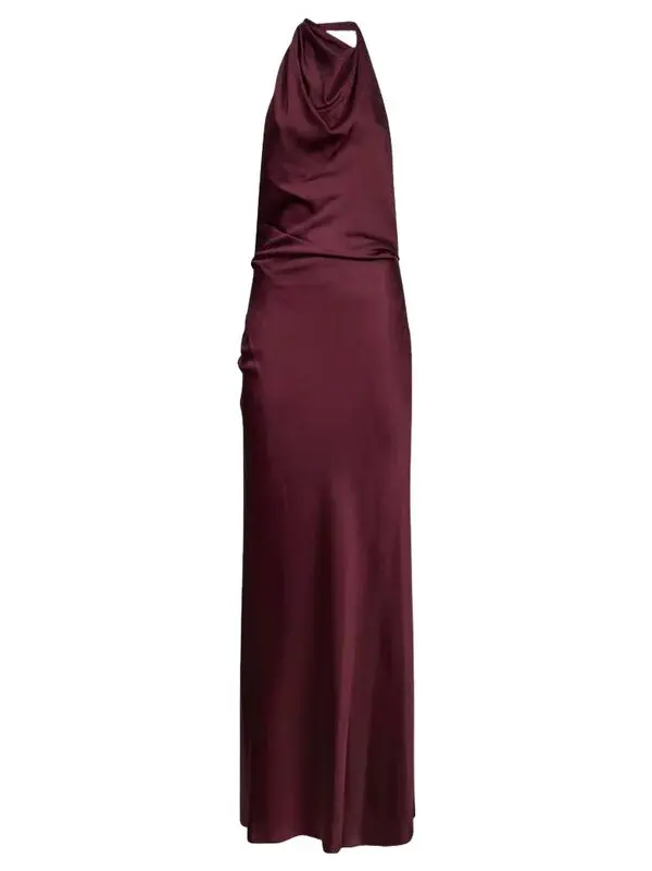 Simkhai Reannon Halterneck Dress - Red