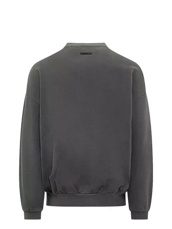 Fear Of God 90s Sweatshirt With Puff-printed Logo - Grey