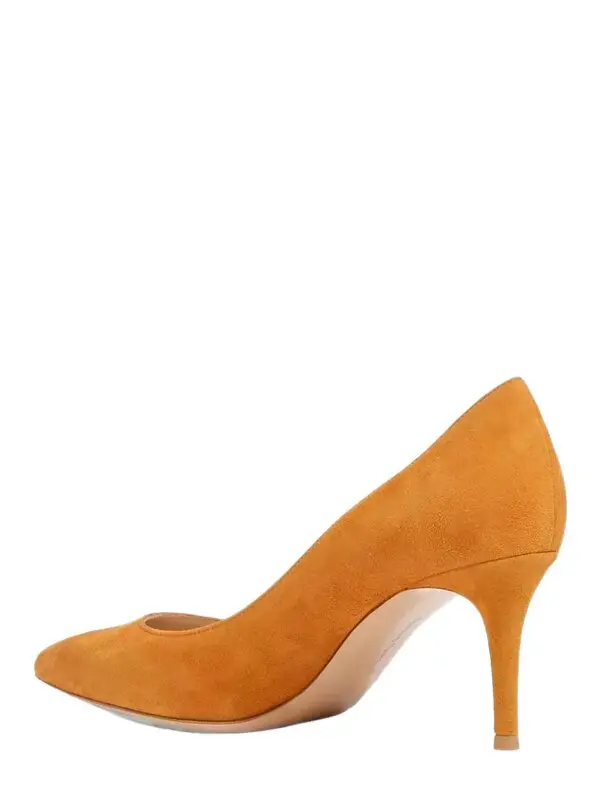 GIANVITO ROSSI Suede Pumps - Orange