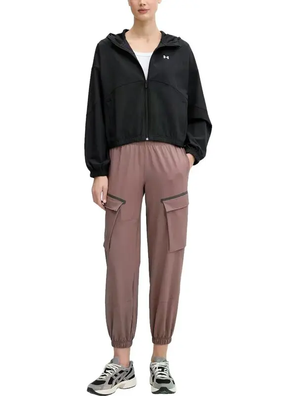 Under Armour Rival Woven Zip-up Jacket - Black