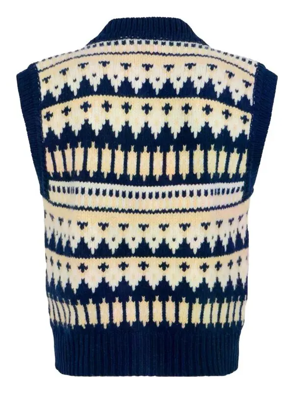 Dsquared2 Hybrid Jacquard Vest - Blue