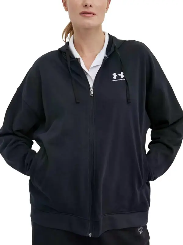 Under Armour Zip-up Logo Hoodie - Black