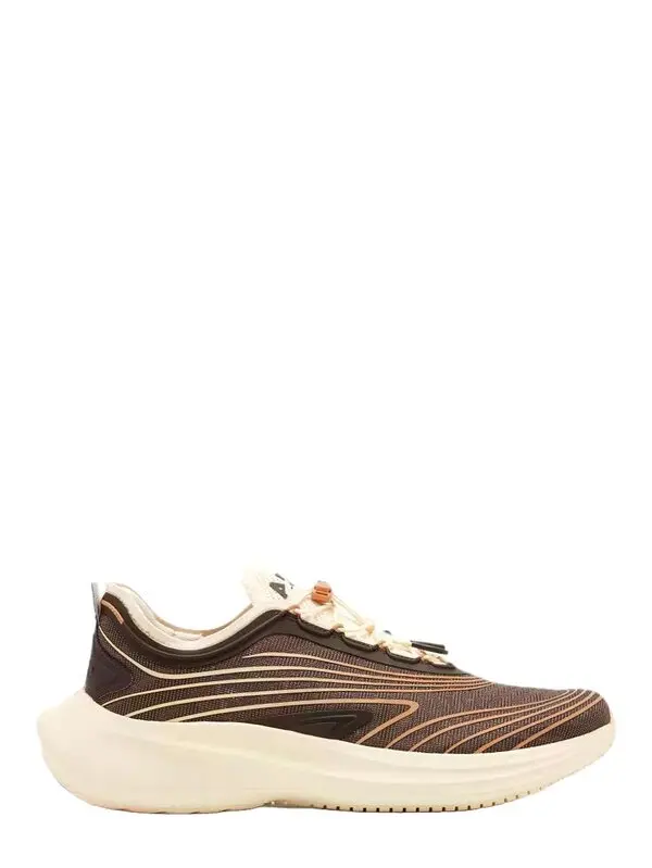 Apl Panelled Toggle-fastening Sneakers - Brown