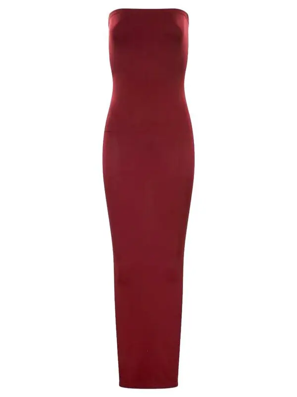 Wolford Fatal Strapless Maxi Dress - Red
