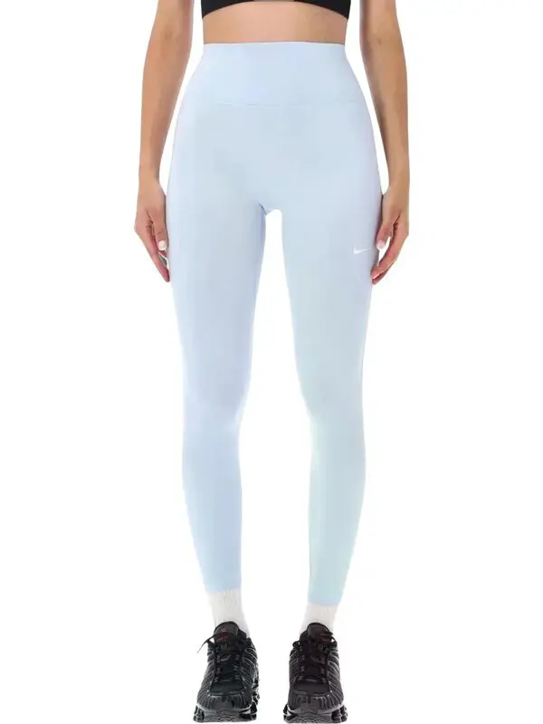 Nike Logo-print High-waisted Leggings - Blue