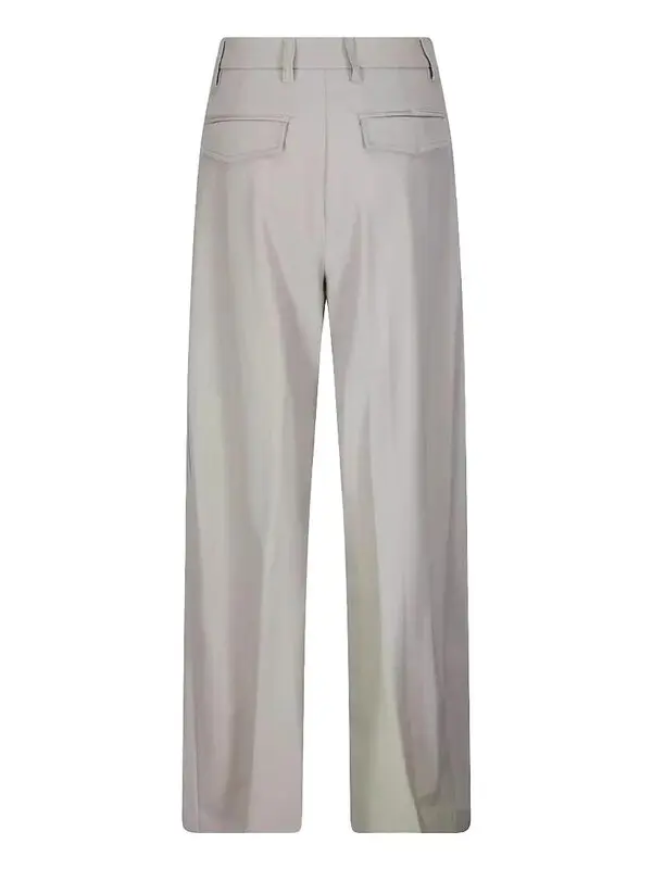 THELATEST Pleated Tailored Trousers - Neutrals