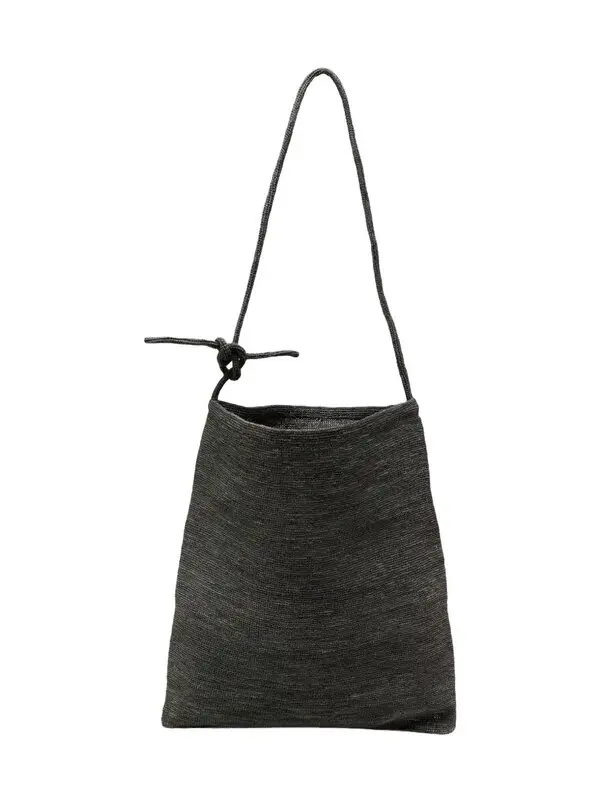 SOPHIE DIGARD Woven-effect Shoulder Bag - Grey