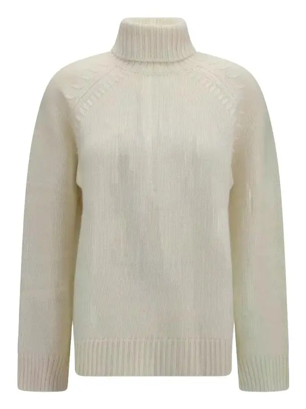 P.a.r.o.s.h Cashmere Turtleneck Sweater - White