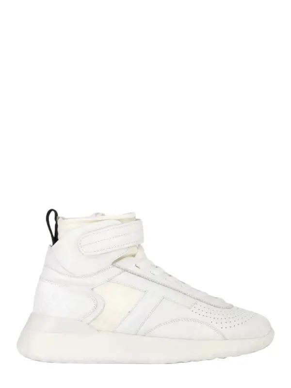 TOD'S High-top Sneakers With Perforated Detailing - White