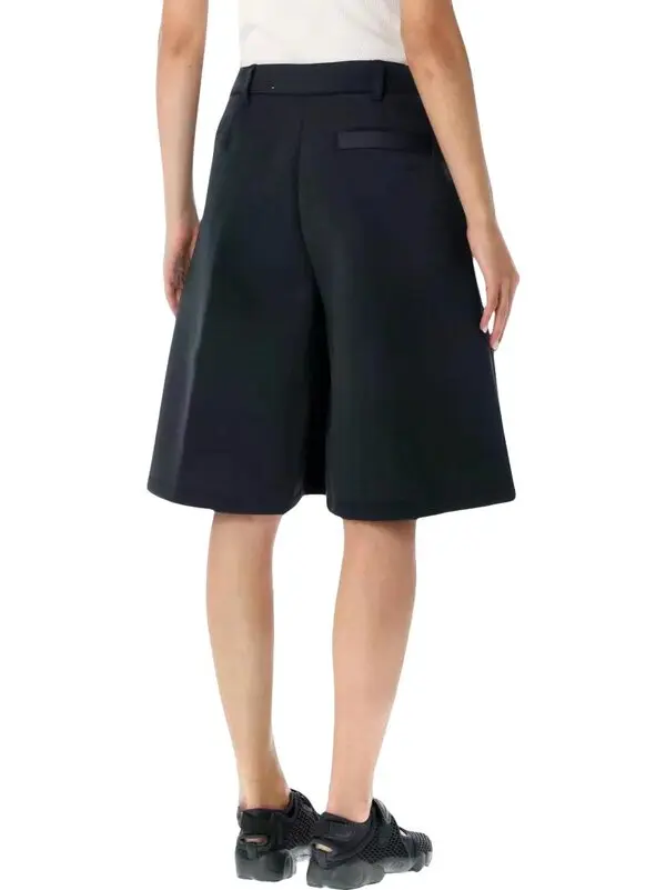 Nike Pleated Wide-leg Shorts - Black