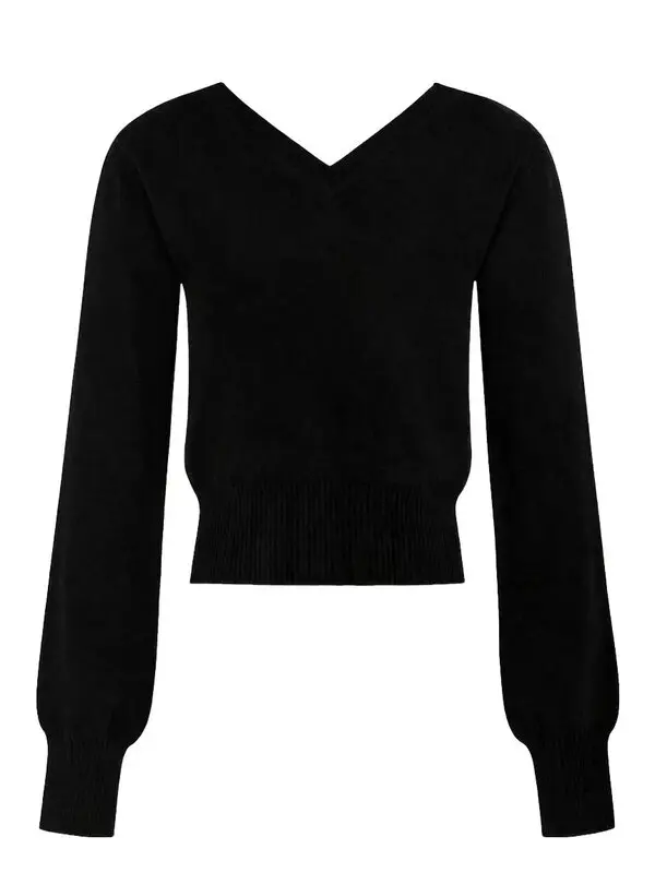 VIVIENNE WESTWOOD Beatrice V-neck Sweater - Black