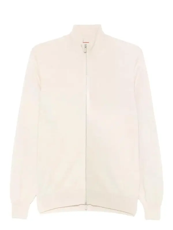 Brunello Cucinelli Zip-up High-neck Cardigan - Neutrals
