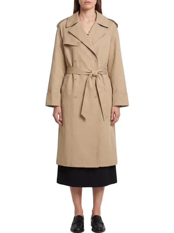 THE FRANKIE SHOP Trench Coat - Nude