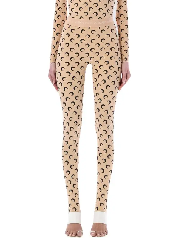 MARINE SERRE Pants - Brown