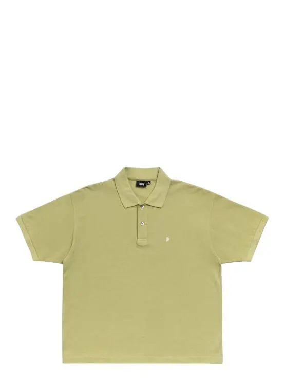StÜssy Classic Pique Polo Shirt - Leaf