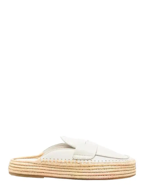PALOMA BARCELO Belinda Leather Mules - Neutrals