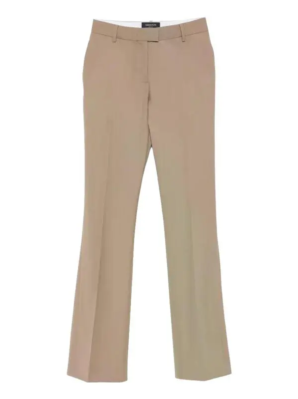 Fabiana Filippi Tailored Trousers With Pressed Crease - Neutrals