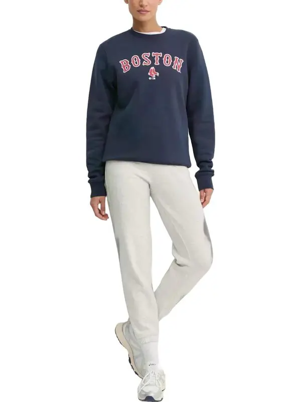 '47 47 Logo Print Crew Neck Sweatshirt - Blue