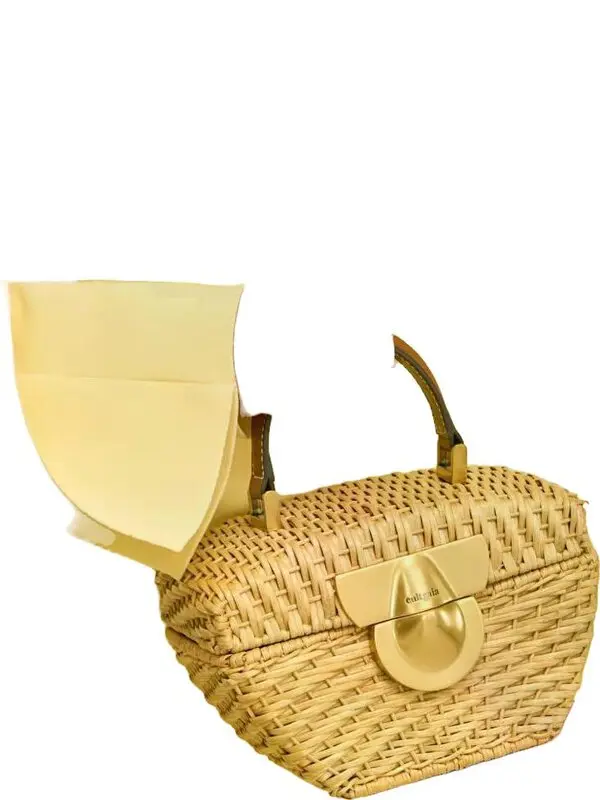 Cult Gaia Woven Tote Bag - Neutrals