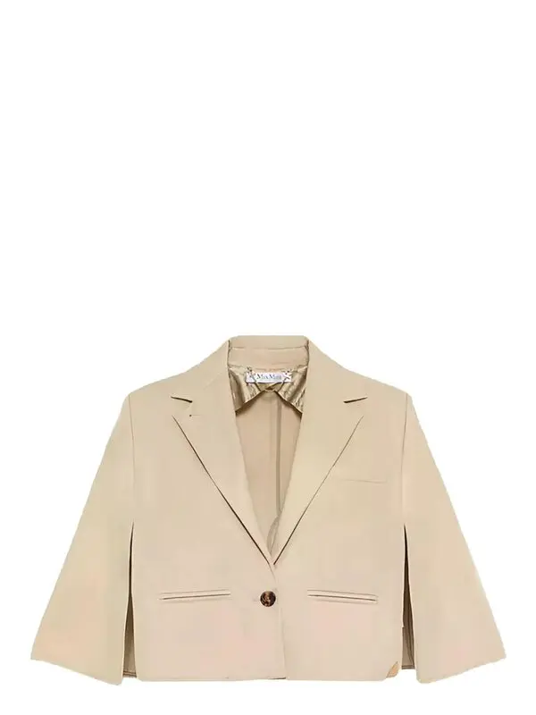 Max Mara Water-repellent Gabardine Cape - Neutrals