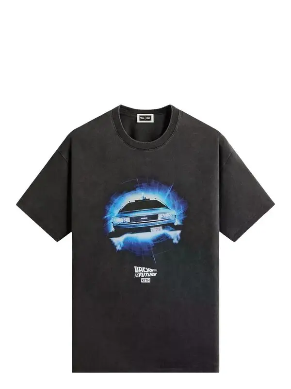 Kith X Back To The Future Delorean T-shirt - Black