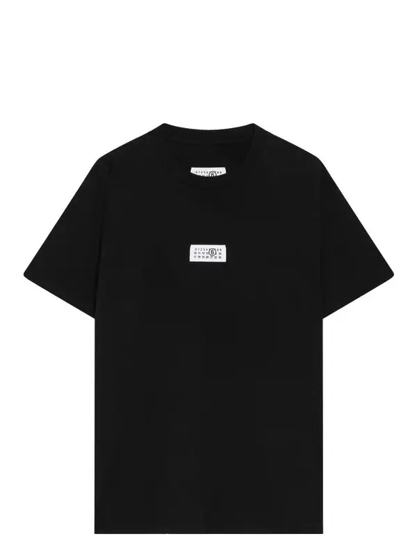 MAISON MARGIELA Logo Patch T-shirt - Black