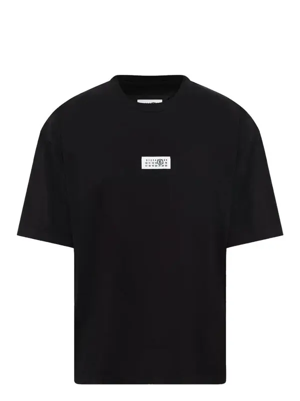 MAISON MARGIELA Logo Patch T-shirt - Black