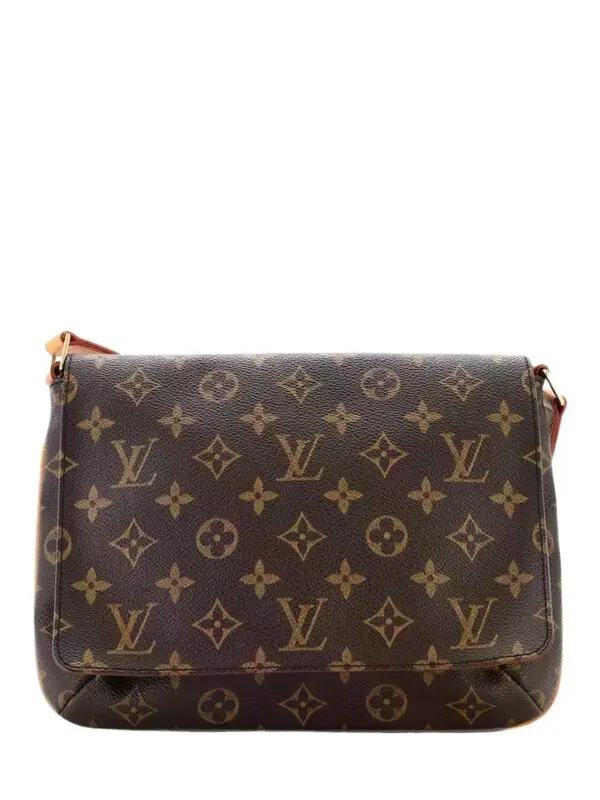 LOUIS VUITTON Musette Tango Monogram Canvas Shoulder Bag - Brown