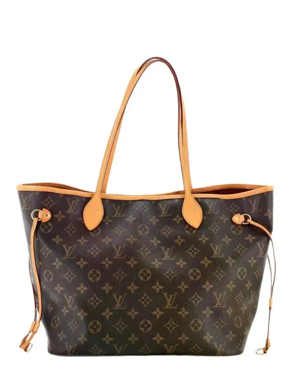 LOUIS VUITTON Neverfull Nm Monogram Canvas Tote Bag - Brown