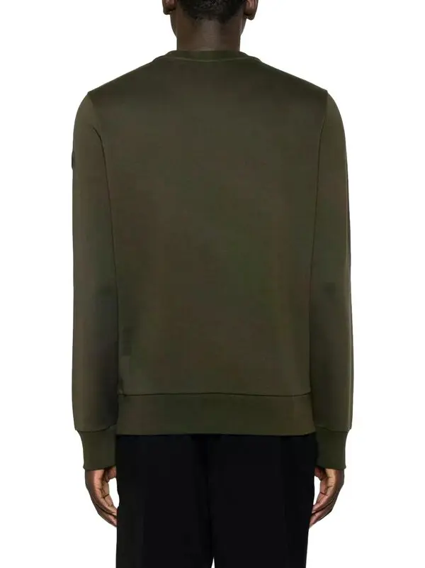 Moncler Cotton Logo-embossed Sweatshirt - Green