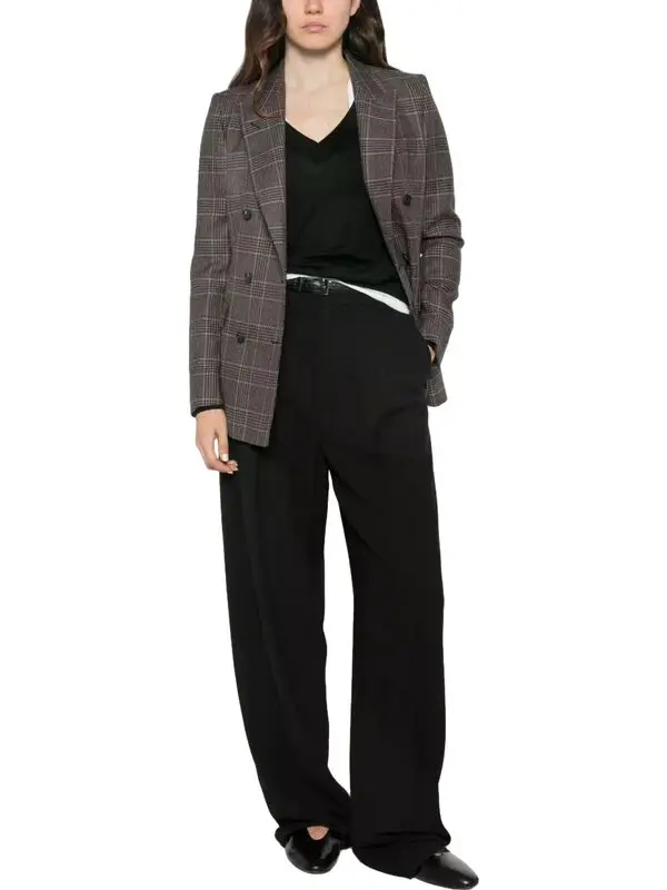 Tagliatore Double-breasted Blazer - Brown