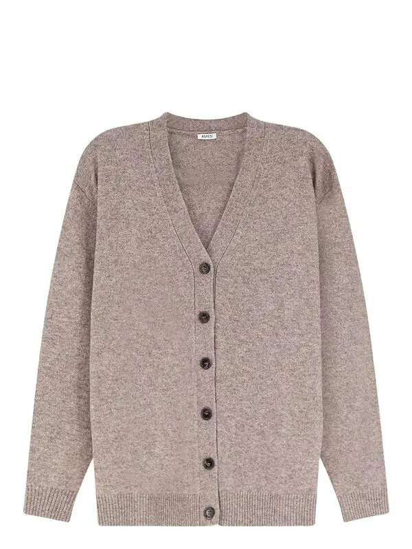 Aspesi V-neck Button-up Cardigan - Brown