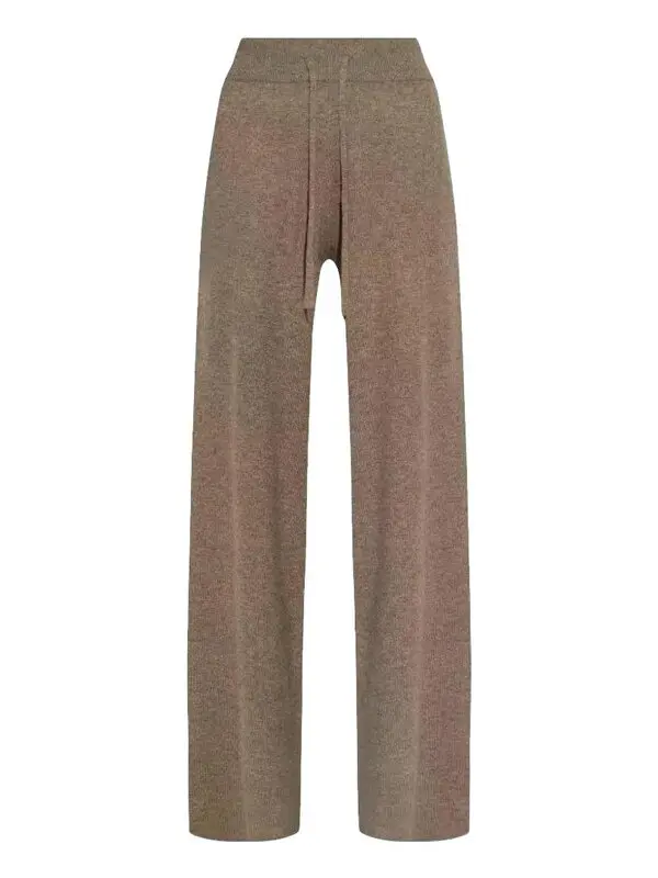 LISA YANG Drawstring-waist Straight-leg Trousers - Neutrals