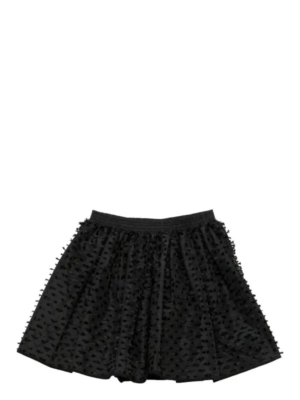 Cecilie Bahnsen Fiamma Fil-coupé Skirt - Black