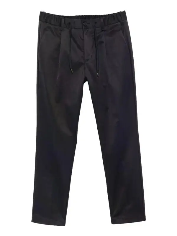 Herno Drawstring-waist Pleated Trousers - Blue