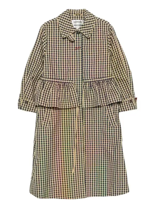 DAMSON MADDER Myrtle Trench Coat - Blue