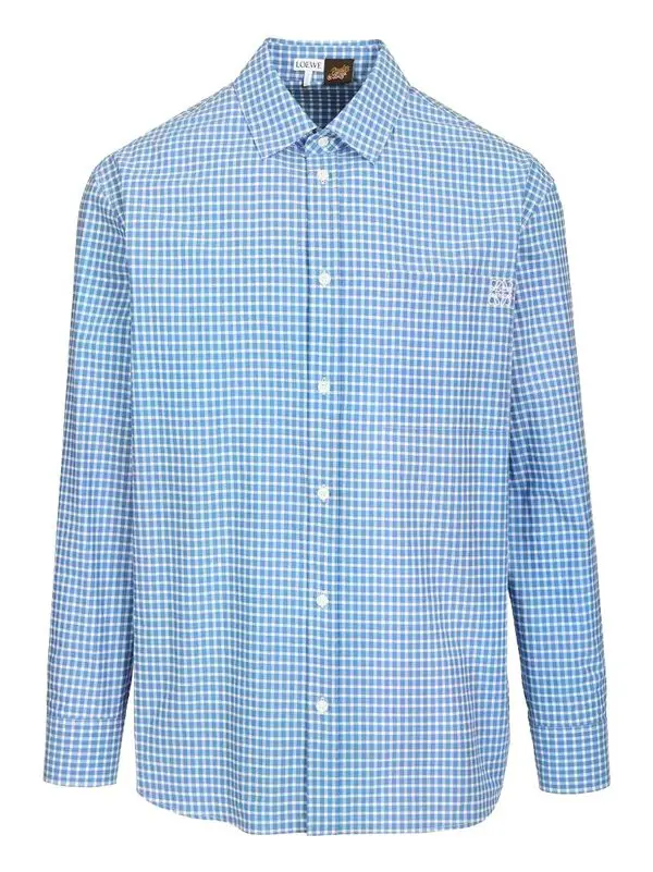 Loewe Shirt In Cotton - Blue