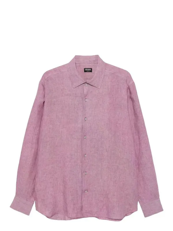 Zegna Linen Shirt - Pink